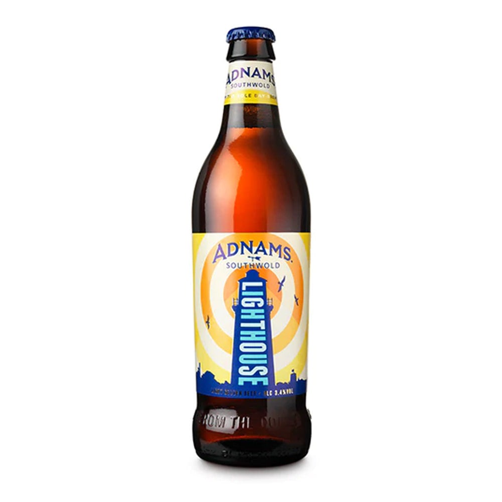 Adnams Lighthouse Golden Ale 500ml Glass Bottles | Twelve Green Bottles Wine