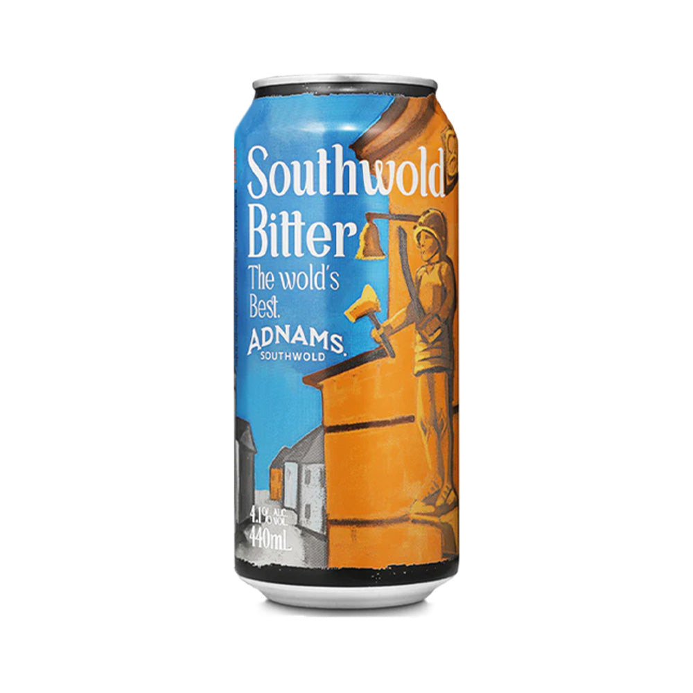 Adnams Southwold Bitter 4.1% ABV | Classic English Bitter | 440ml Cans | Twelve Green Bottles Wine
