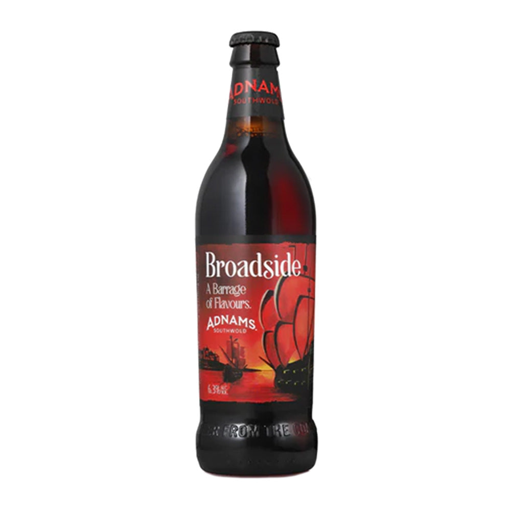 Adnams Broadside Ale 6.3% 500ml Glass Bottles | Twelve Green Bottles Wine