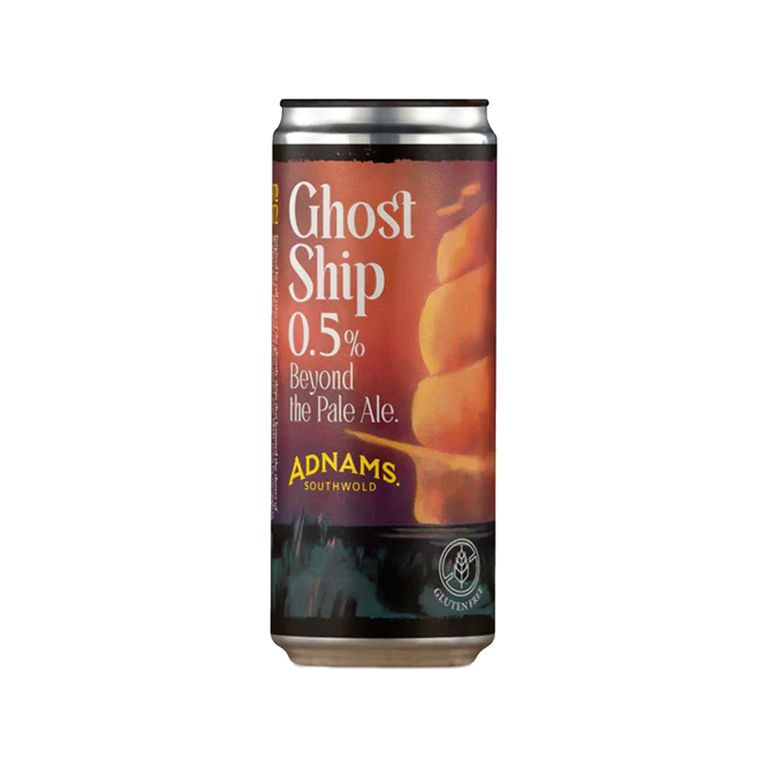 Adnams Ghost Ship 0.5% Citrus Beer 330ml Cans | Twelve Green Bottles Wine