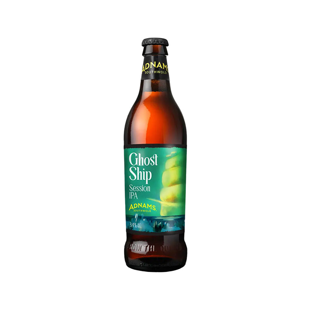 Adnams Ghost Ship 3.4% ABV Session IPA 500ml Glass Bottles | Twelve ...