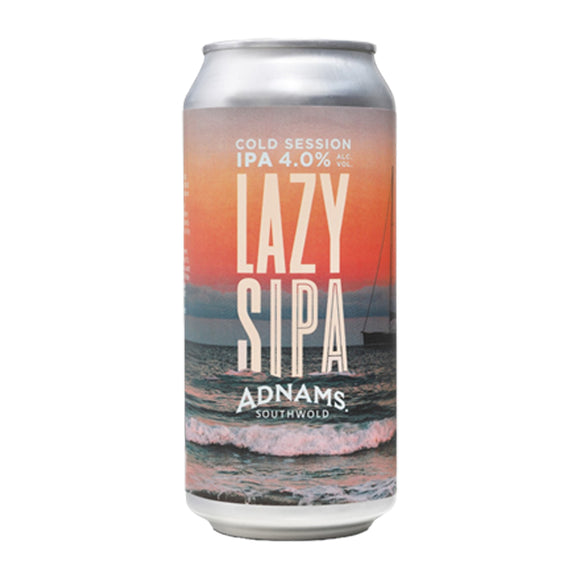 Adnams Lazy Sipa Cold Session IPA 4% ABV 440ml Cans | Twelve Green ...