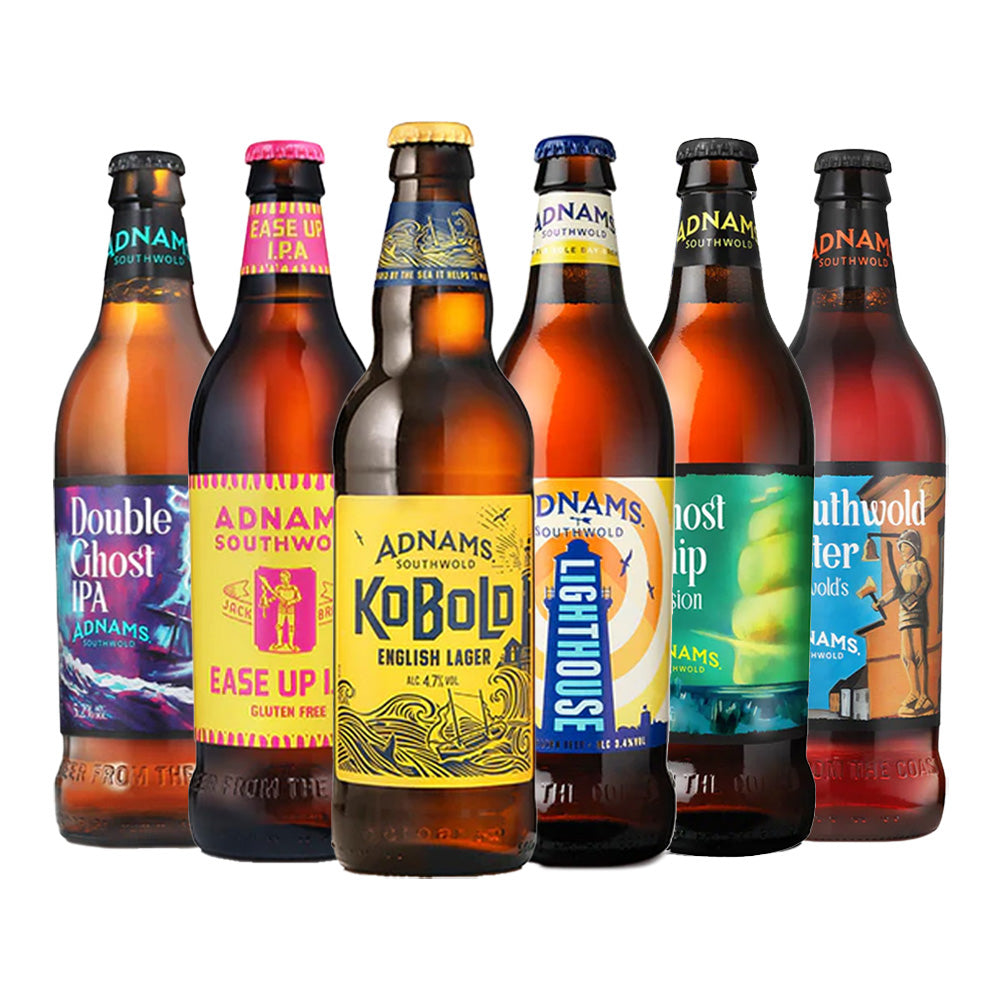 Adnams 500ml Bottled Beer Taster Selection – 6 Bottles | Twelve Green ...