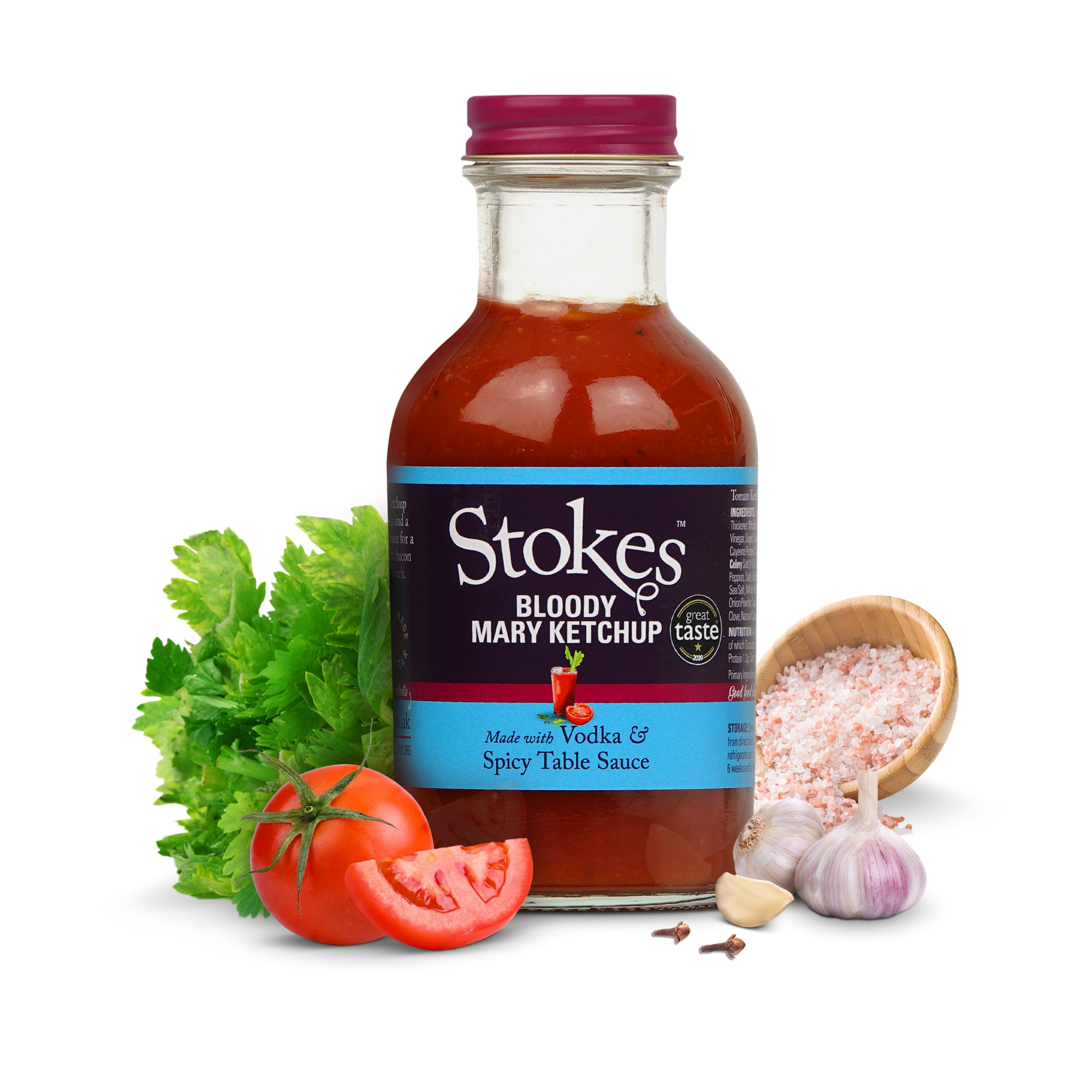 Stokes Bloody Mary Tomato Ketchup Chase Vodka 300g | Twelve Green ...