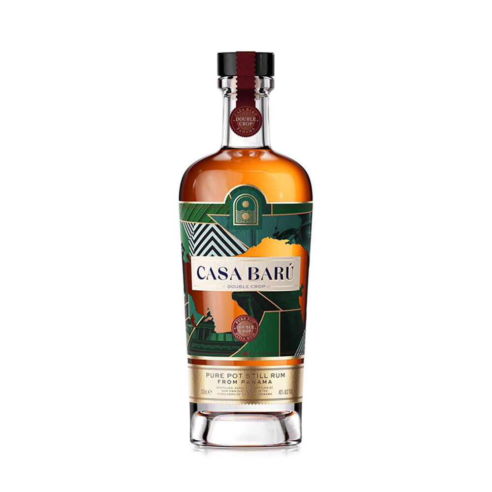 Casa Baru Double Crop Rum 70cl - 40% ABV - Premium Aged Pure Pot Still ...