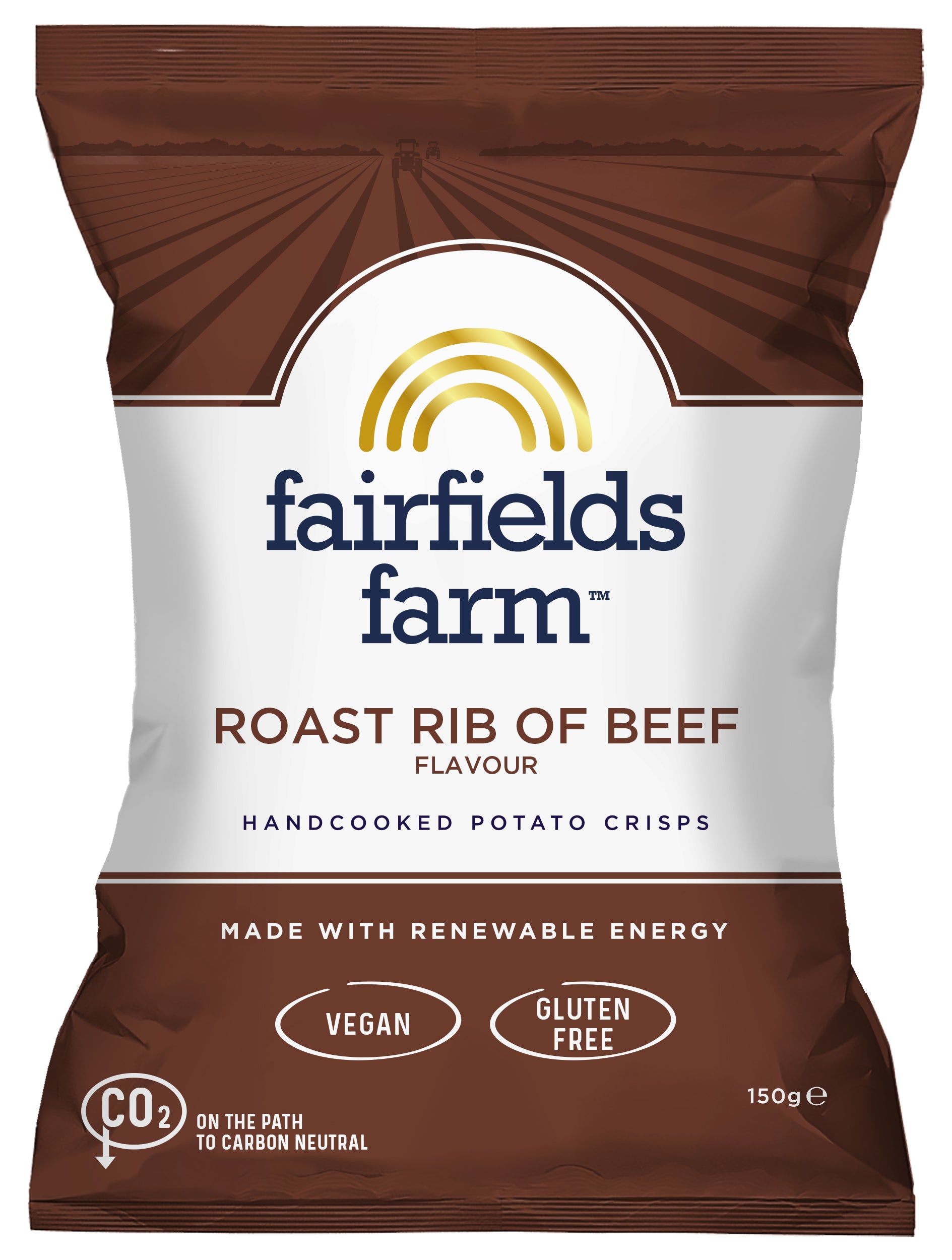 Fairfields Farm Crisps - Roast Rib of Beef 150g | Twelve Green Bottles Wine