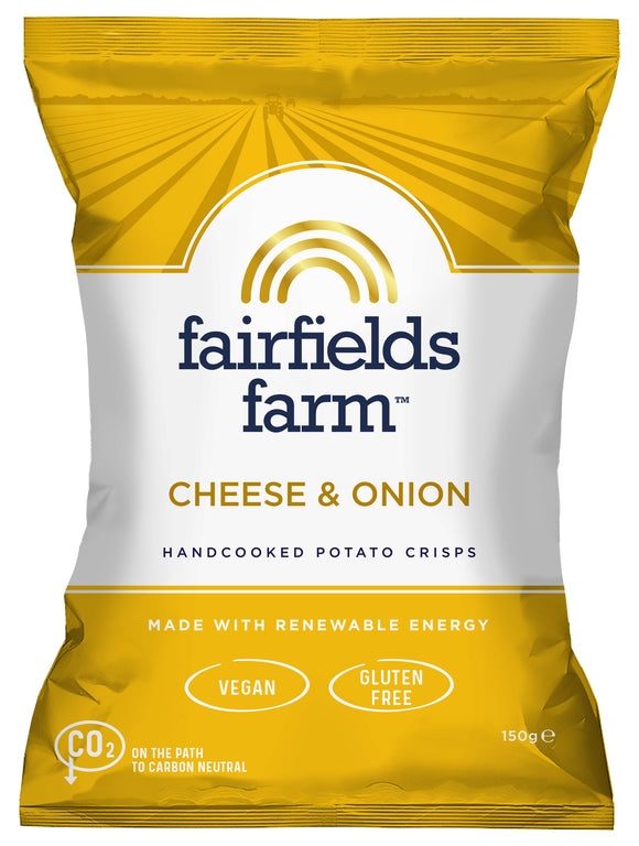 Fairfields Farm Crisps - Cheese & Onion 150g | Twelve Green Bottles Wine