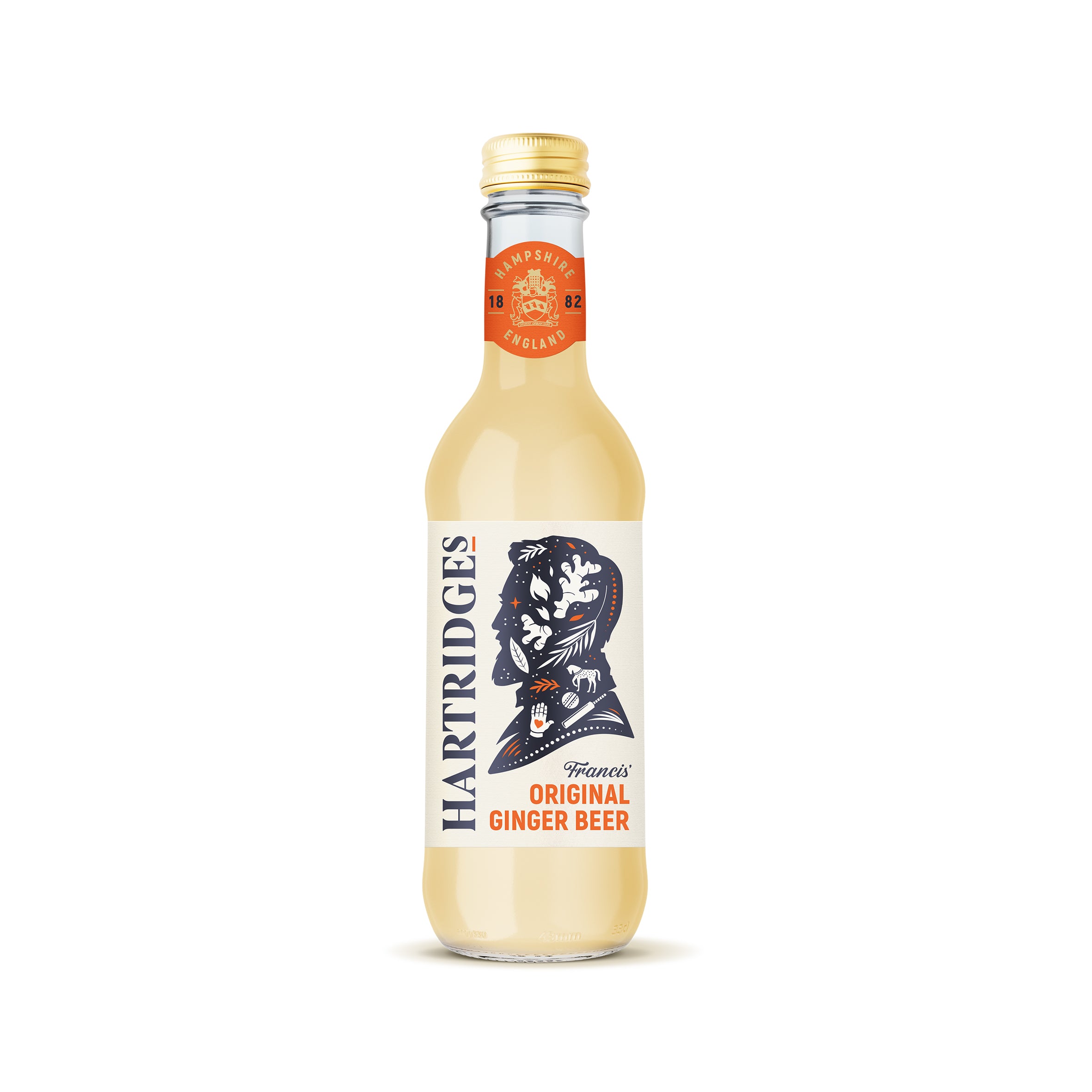 Hartridges Celebrated Traditional Ginger Beer (330ml) Glass Bottles ...