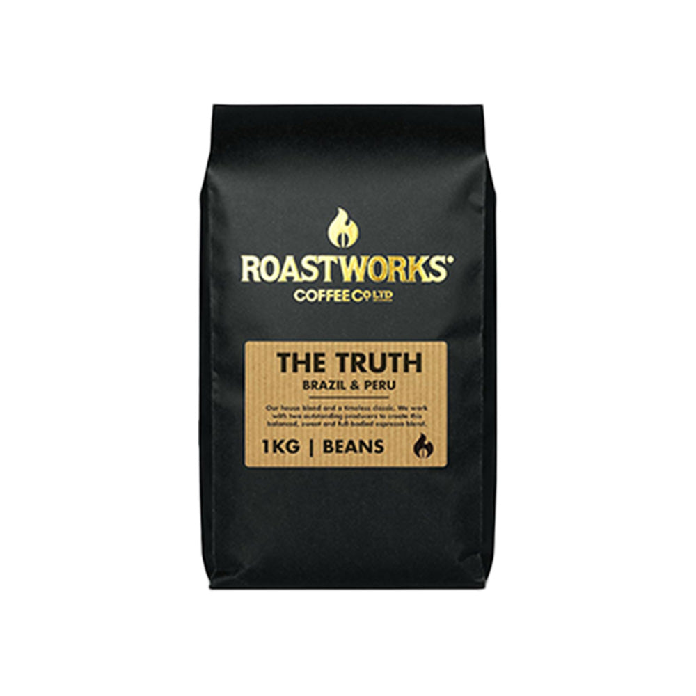 Roastworks - The Truth 1KG Whole Coffee Beans – Balanced, Sweet Coffee ...