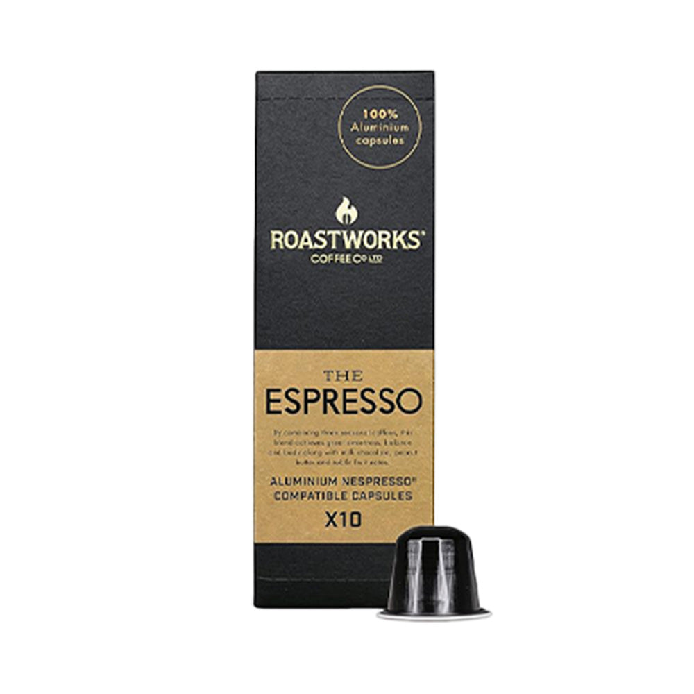 Roastworks - The Espresso Coffee Pods 10x5.5g – Speciality Coffee Pods ...