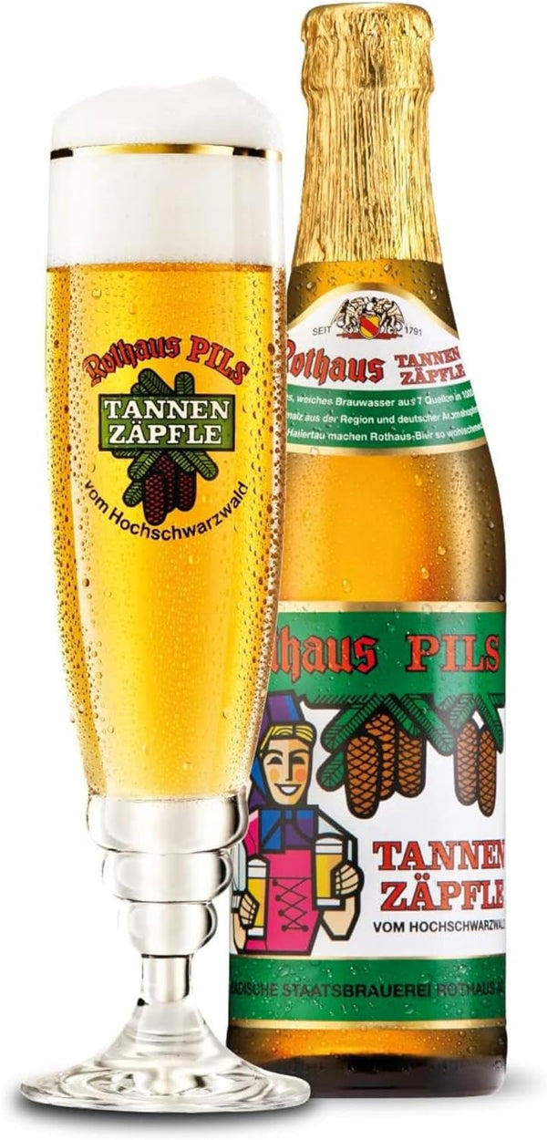 Rothaus Pils 5.1% German Pilsner - 330ml Glass Bottles | Twelve Green ...