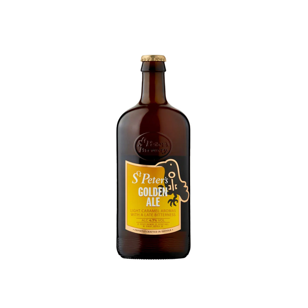 St. Peters Brewery – 4.7% ABV Golden Ale 500ml Glass Bottles | Twelve ...