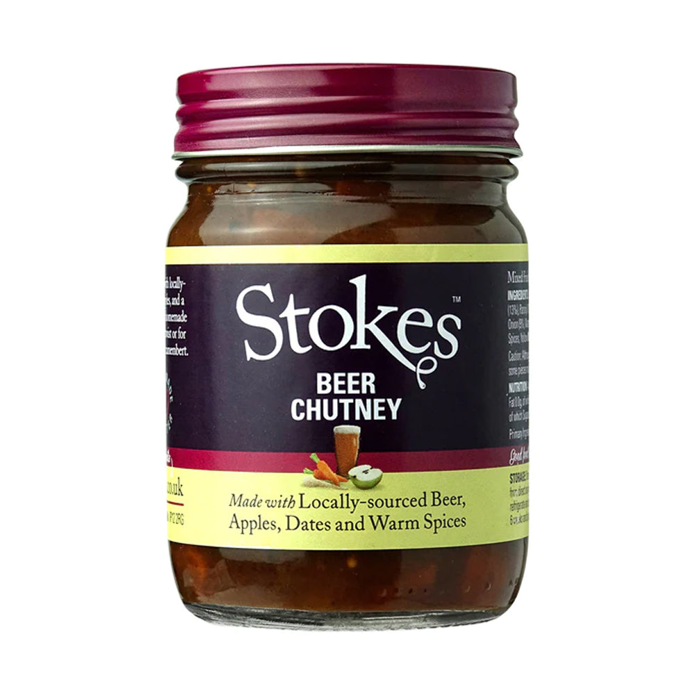 Stokes Beer Chutney 250g | Twelve Green Bottles Wine