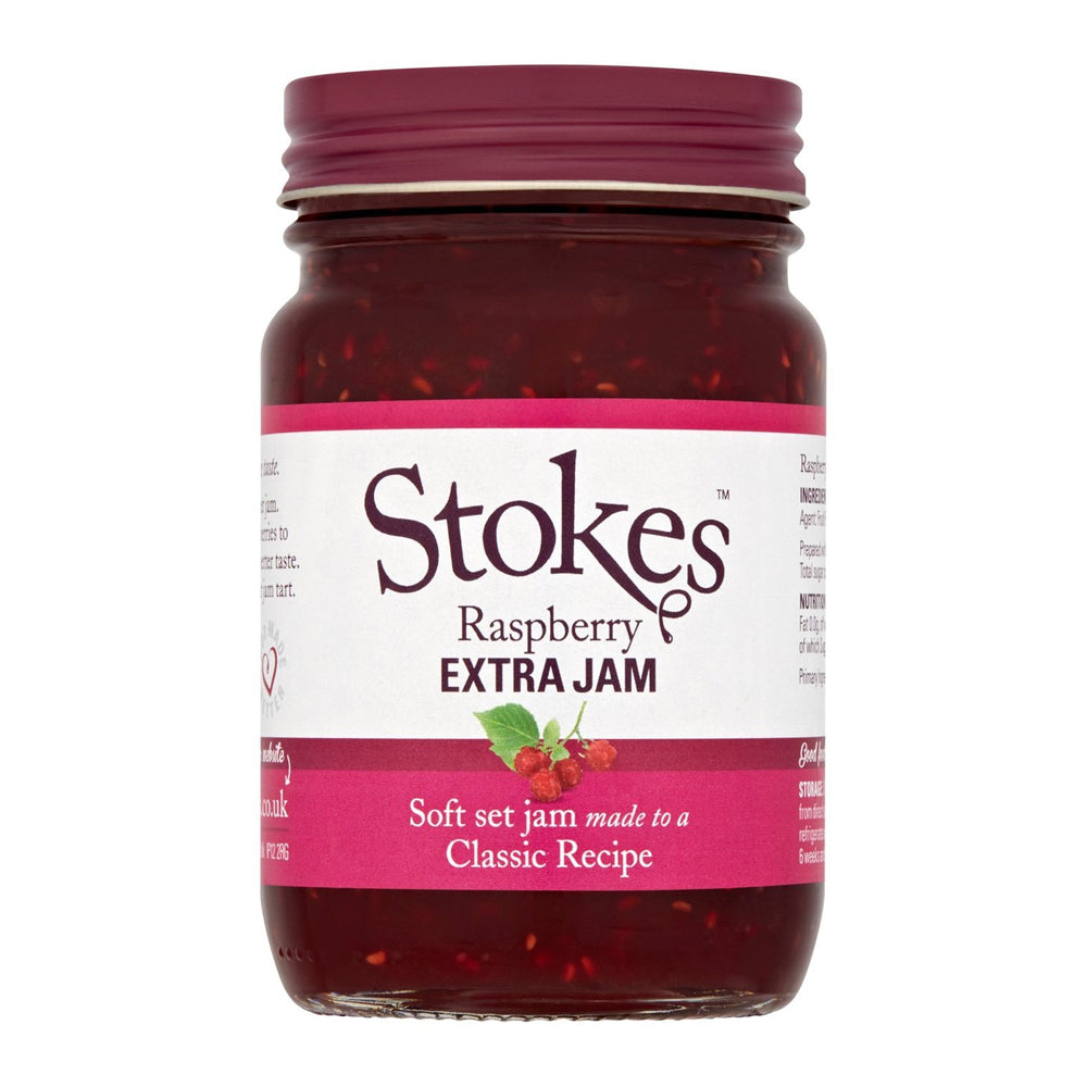 Stokes Raspberry Extra Jam 340g | Twelve Green Bottles Wine