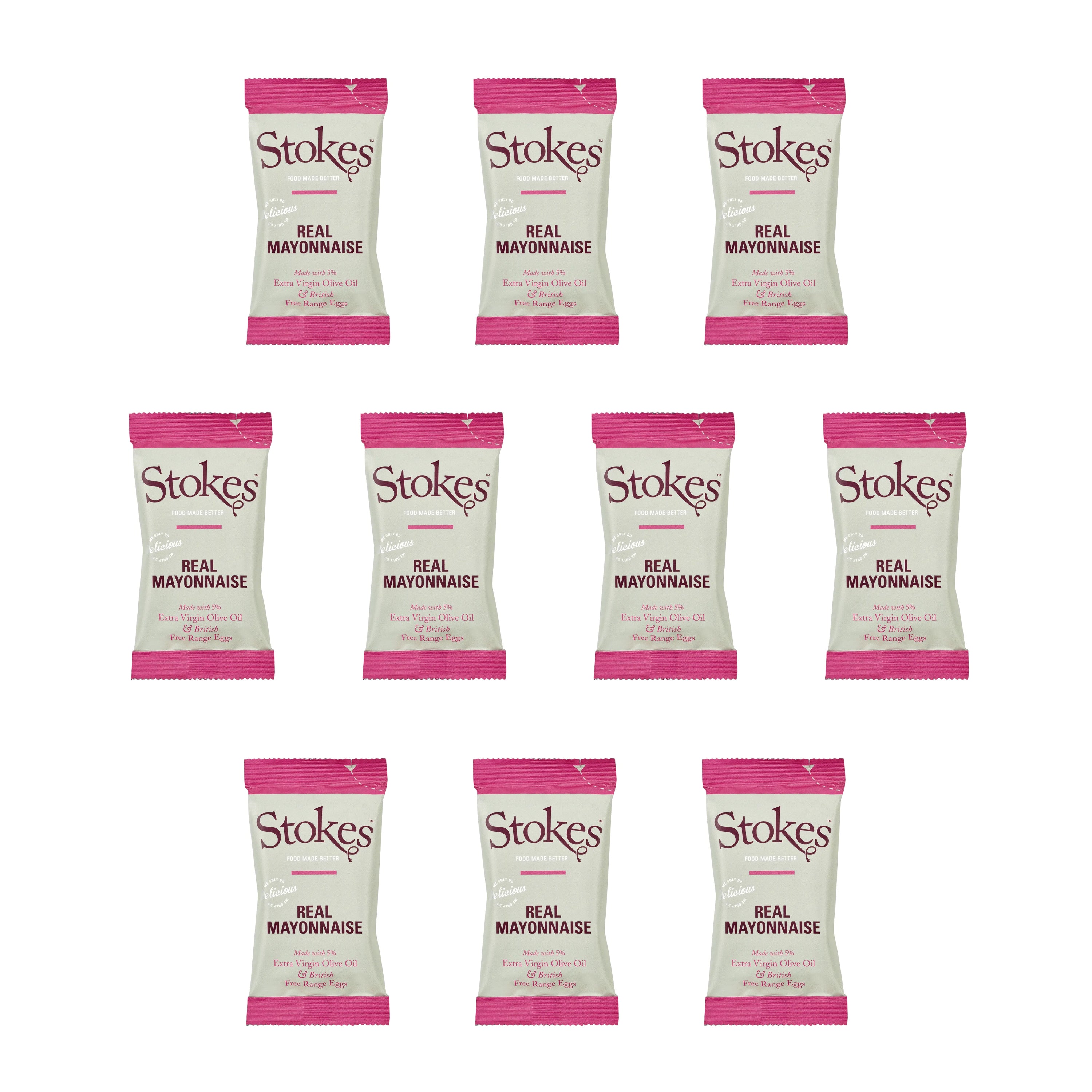 Stokes Real Mayonnaise Sachet 32ml | Twelve Green Bottles Wine