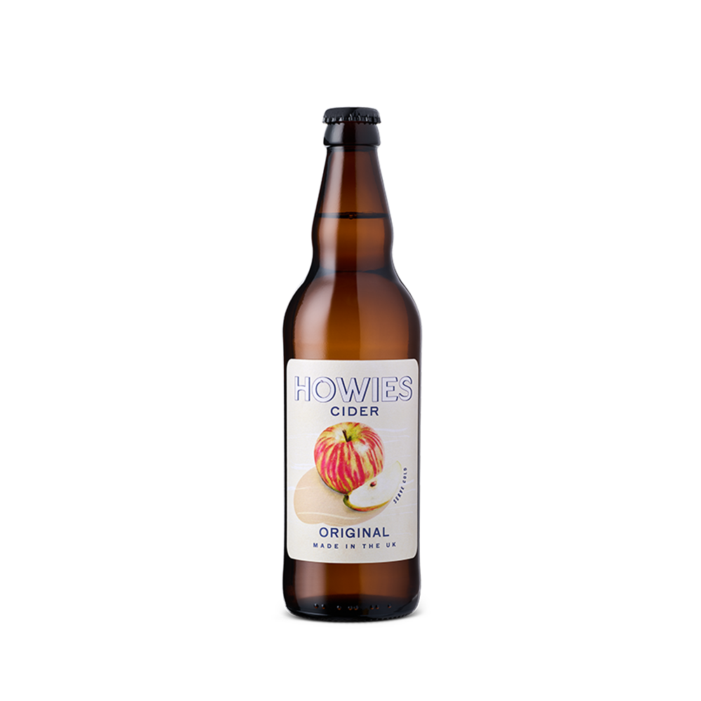 Howies Fruit Cider – Howies Original Cider 500ml Glass Bottles | Twelve ...