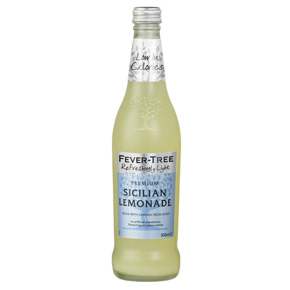 Fever Tree Refreshingly Light Sicilian Lemonade (500ml) Glass Bottle ...