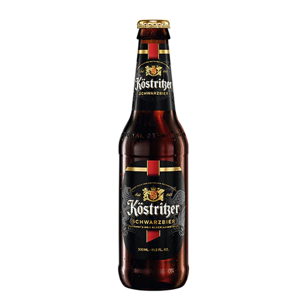 Kostritzer Schwarzbier – Black Lager 4.8% - 330ml Glass Bottles ...